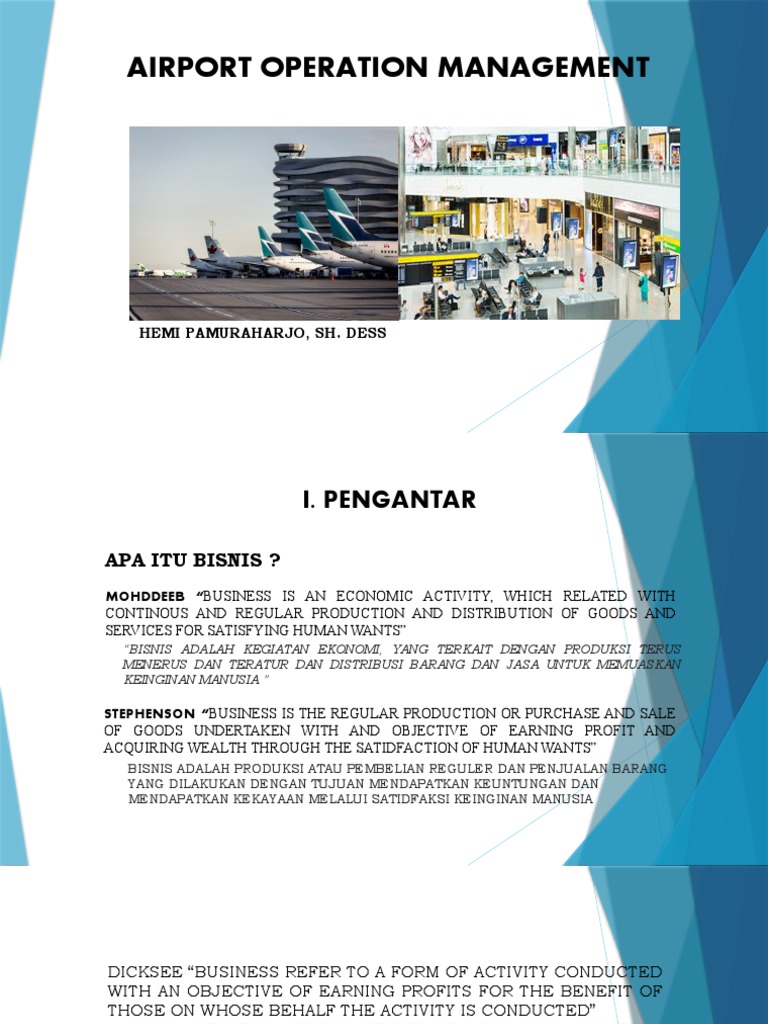 Airport Operation Management-OBUPPIC | PDF