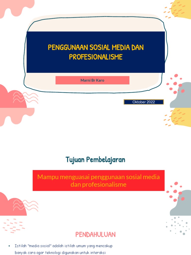 Media Sosial dan Profesionalisme Bidan | PDF | Karier & Perkembangan ...