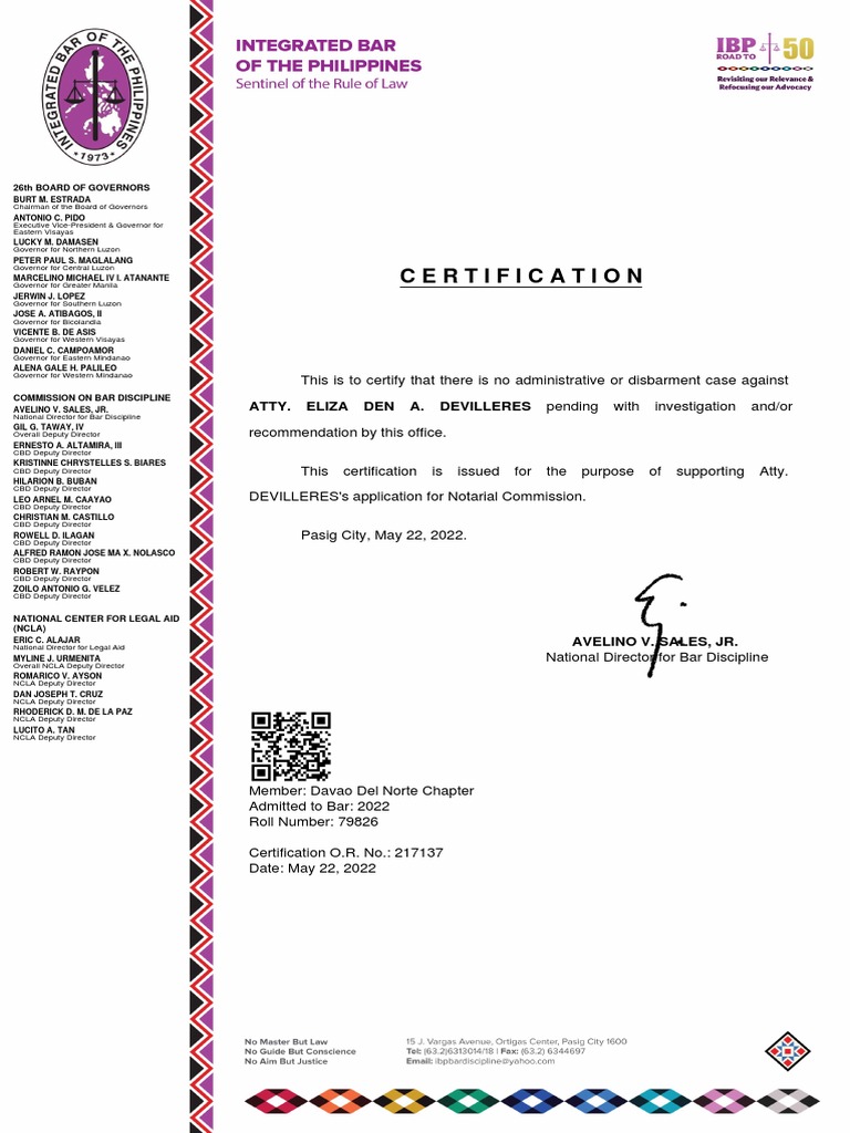 Board of Governors and Legal Aid Certification | PDF | Politics ...