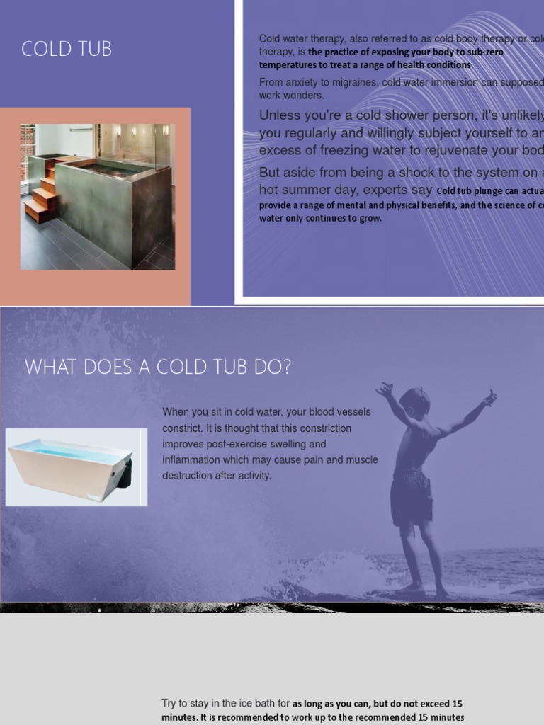 Cold Tub Presentaion 1 | PDF | Clinical Medicine | Diseases And Disorders
