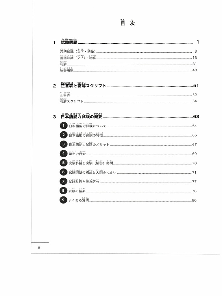 JLPT N5 Practice Test Part 2 | PDF