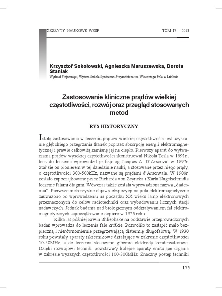 Krzysztof Sokolowski Agnieszka Maruszewska Dorota Staniak | PDF