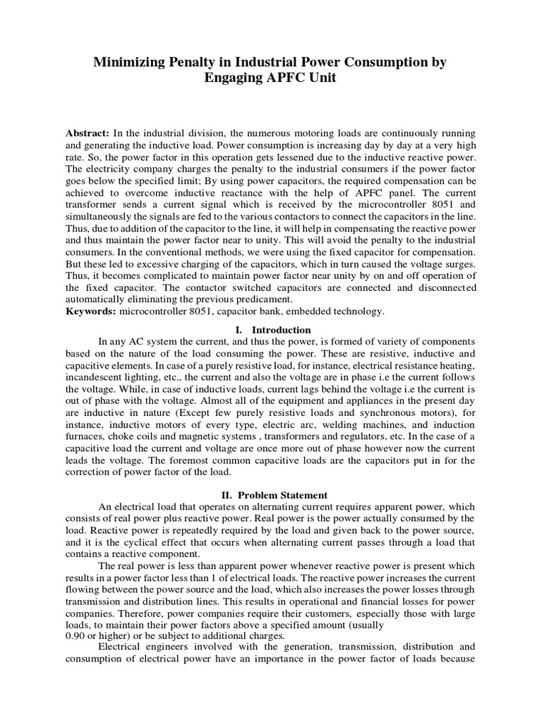 Project Paper | PDF | Electric Power | Ac Power