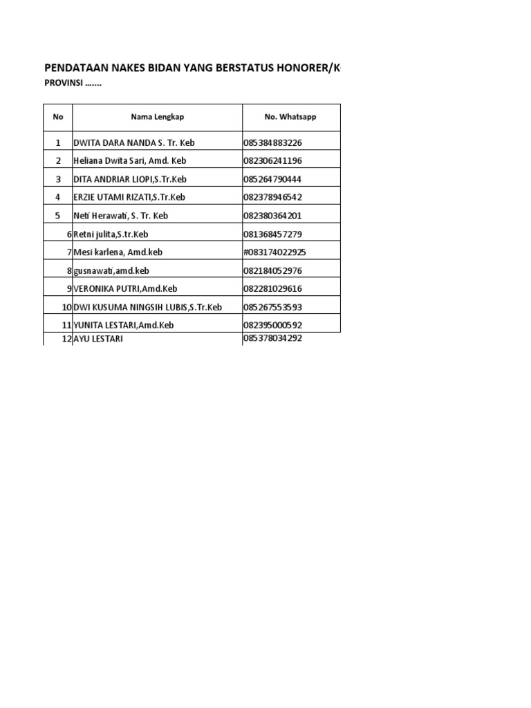 PENDATAAN IBI 2022 BNR | PDF