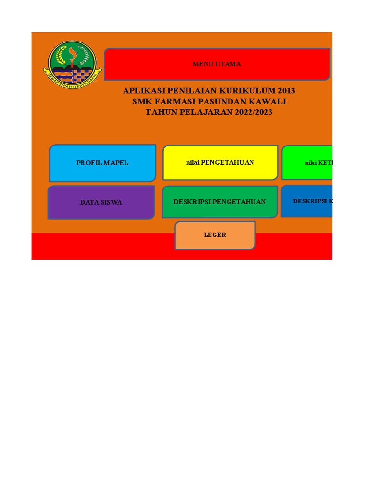 Kelas Xii Aplikasi Nilai Mapel - Xii - Ganjil 22 - 23 | PDF