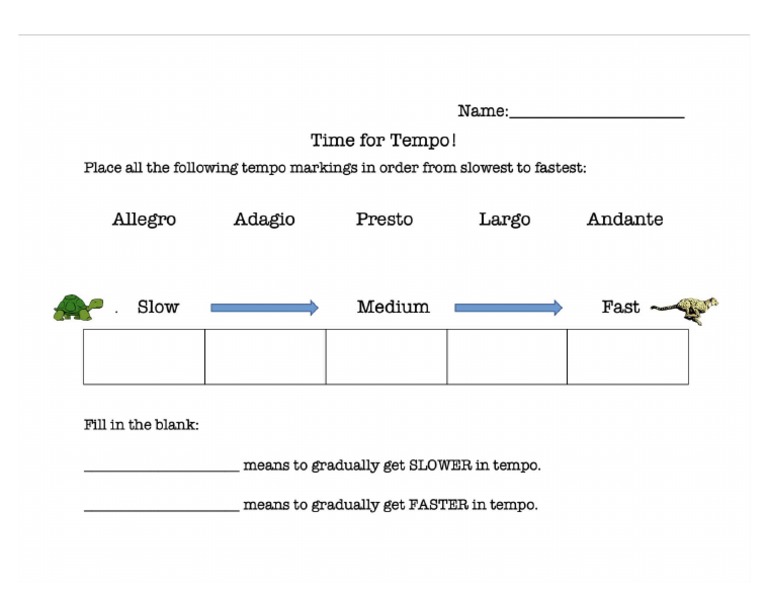Tempo Pre-Test | PDF