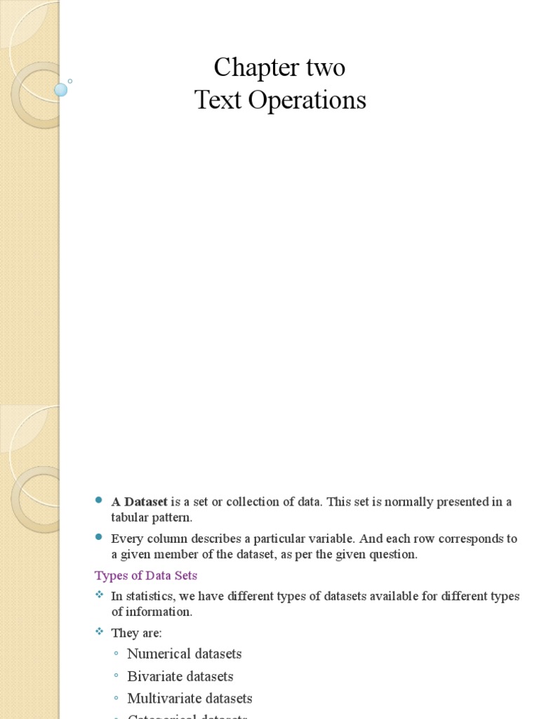 2 Text Operation | PDF | Search Engine Indexing | Morphology (Linguistics)