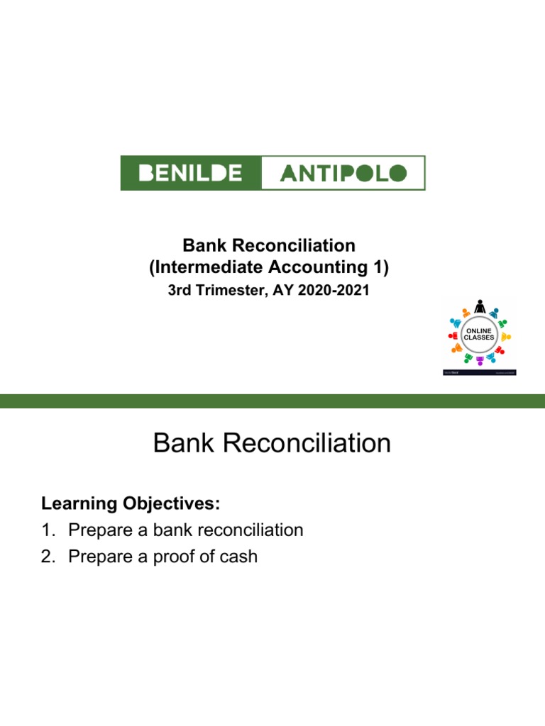 Bank Reconciliation | PDF | Deposit Account | Banks