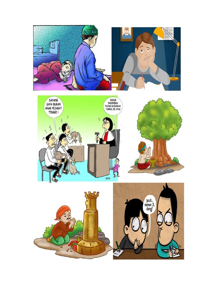 Gambar Akhlak Tercela | PDF