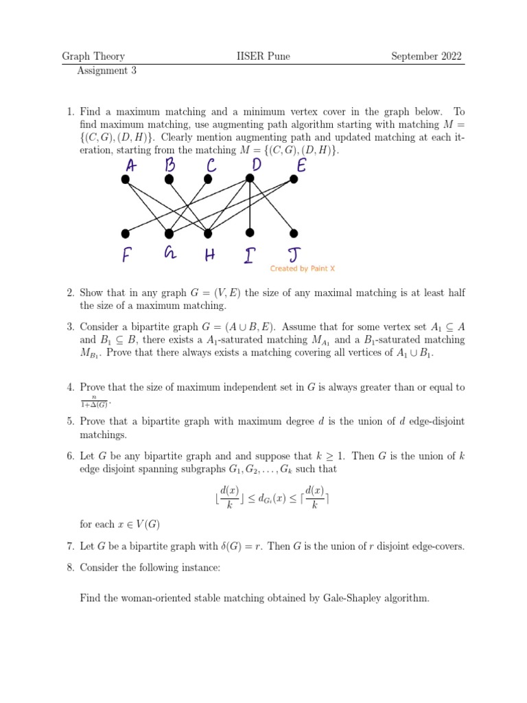 Assignment 3 | PDF | Mathematical Concepts | Combinatorics