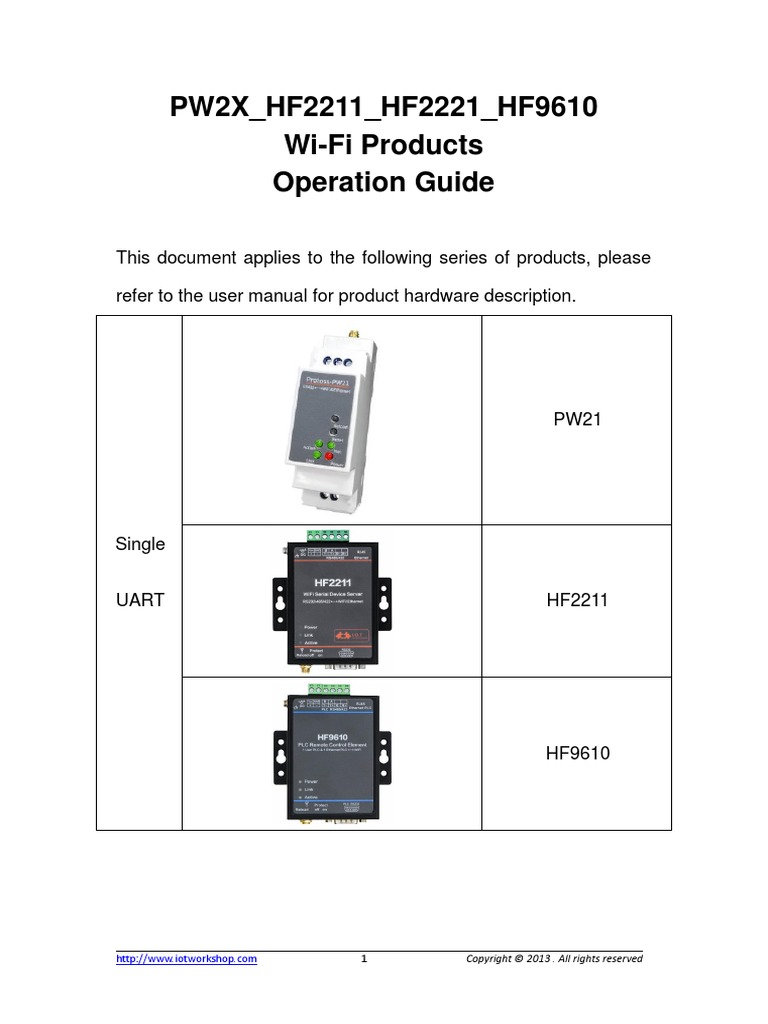 PW2X - HF2211 - HF2221 - HF9610 Operation Guide 20200623 | PDF ...