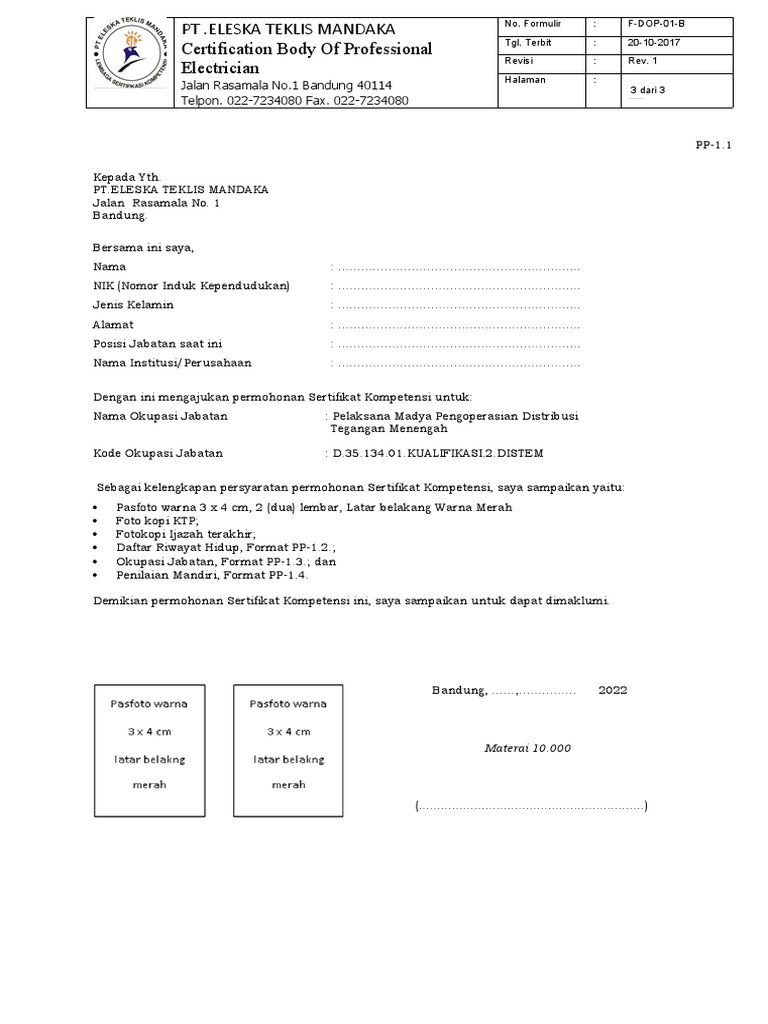 Form PP 1-4 OPGI | PDF