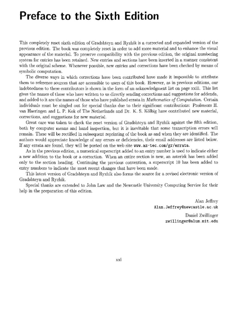 Table of Integrals - Series - and Products - I. S. Gradshteyn - I. M ...