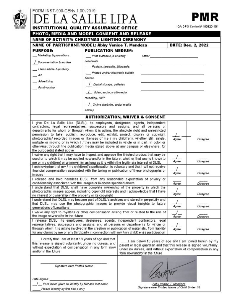 PMR Form | PDF | Mass Media