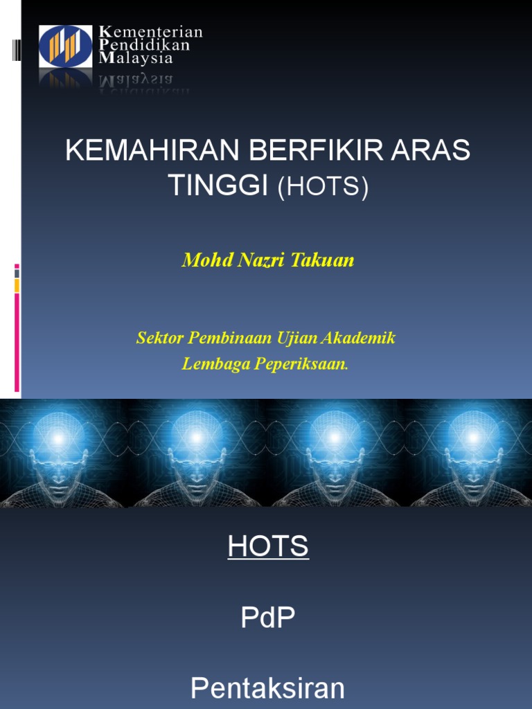 Memahami Konsep HOTS (KBAT) | PDF