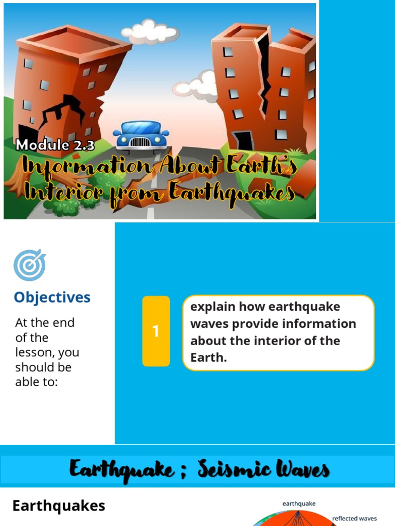 Science 8 - Module 2 3 - Earthquakes - Seismic Waves | PDF | Seismology ...