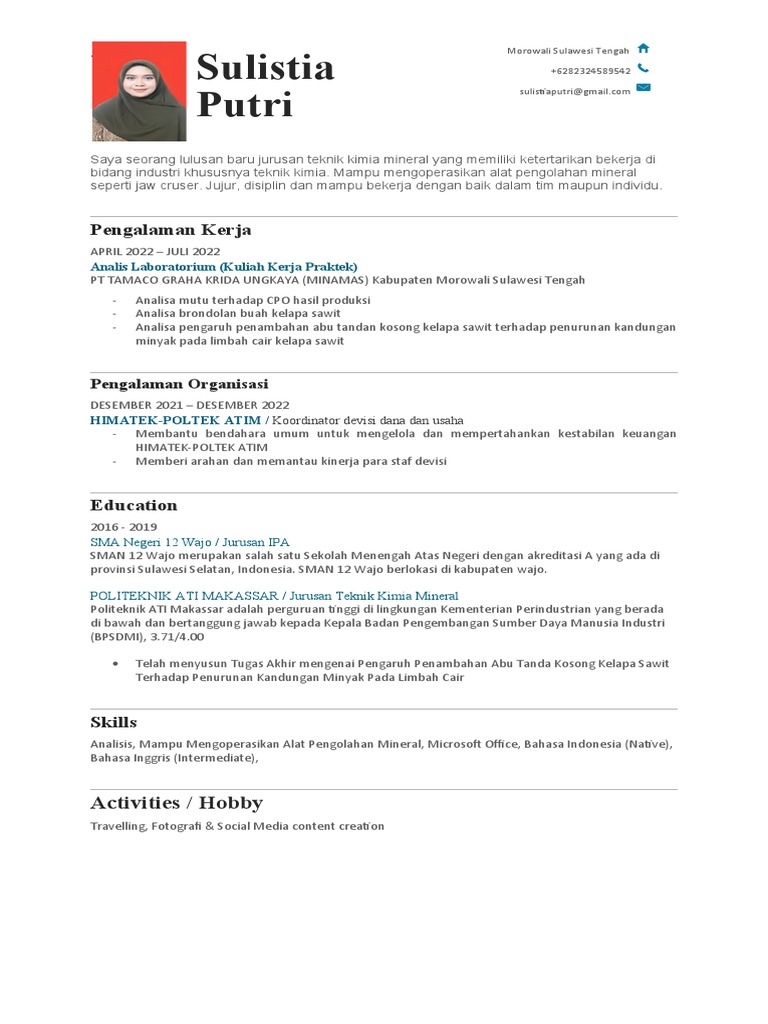 CV Sulistia Putri | PDF