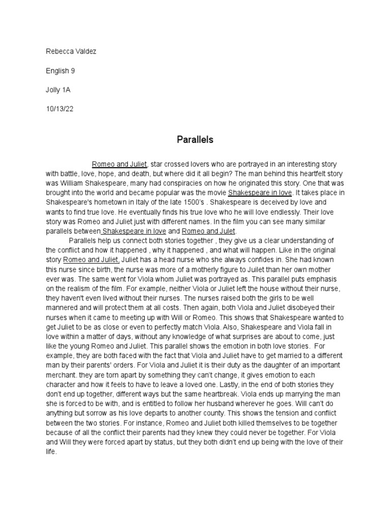 Untitled Document | PDF | Romeo And Juliet