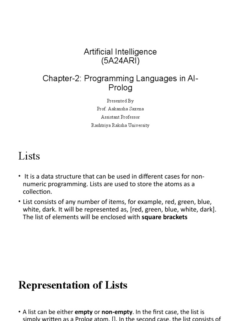 Prolog Part 2 | Download Free PDF | Command Line Interface | Parameter (Computer Programming)