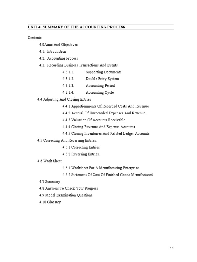 Financial Accounting 1 UnIt 4 - 0 | PDF | Debits And Credits | Revenue