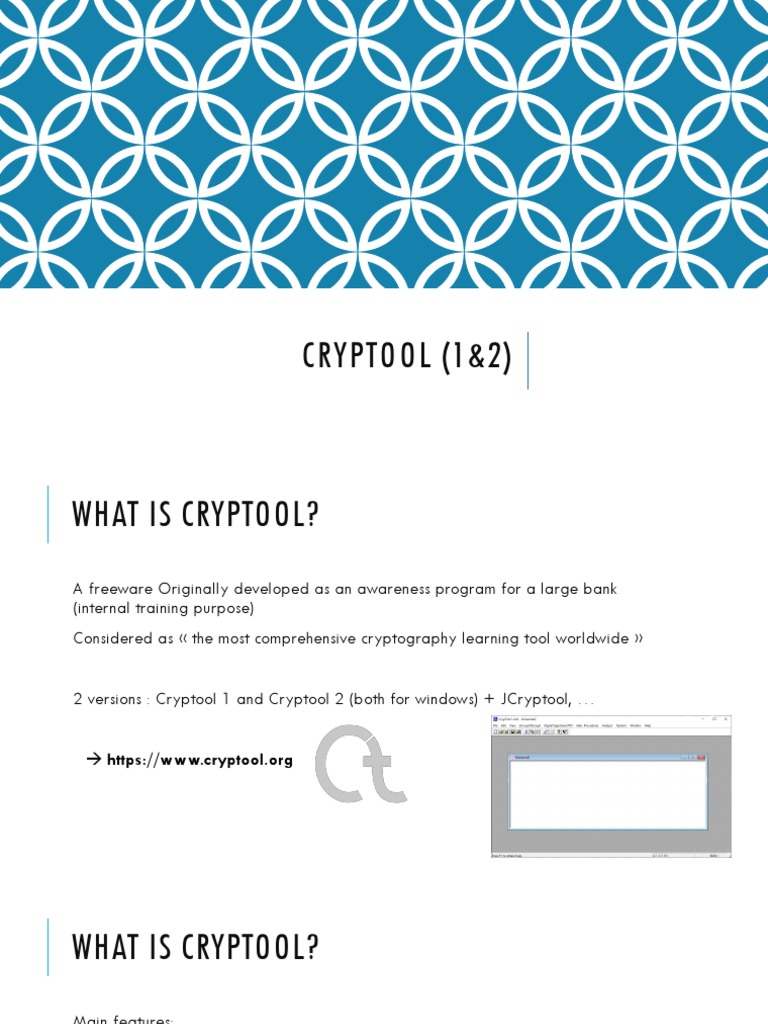 Cryptool | PDF | Encryption | Cryptography Cryptool | PDF | Encryption | Cryptography