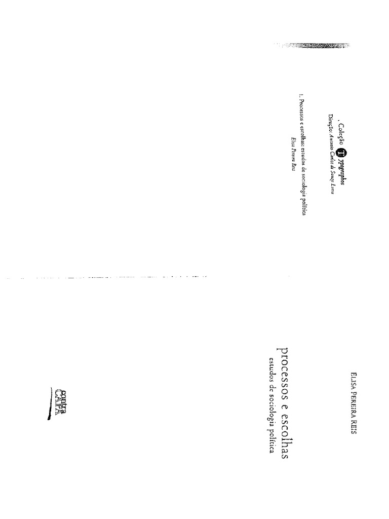 Reis 1998 - Aula 2 - Complementar | PDF