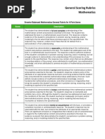 3 and 2 Point Holistic Rubrics - Math | PDF | Logic | Teaching Mathematics