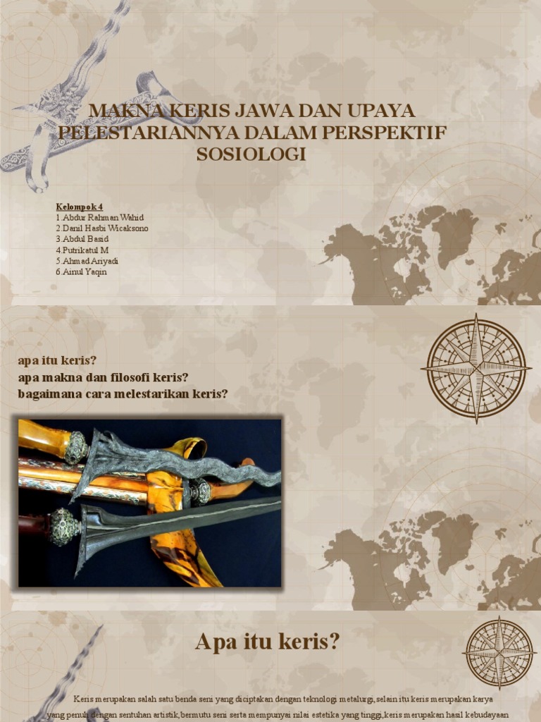 Makna Keris Jawa Dan Upaya Pelestariannya | PDF