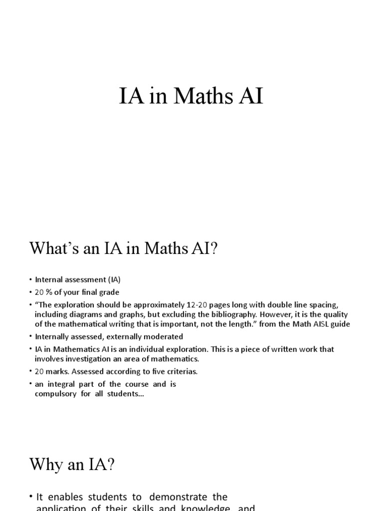 IA Presentation | PDF | Artificial Intelligence | Intelligence (AI ...