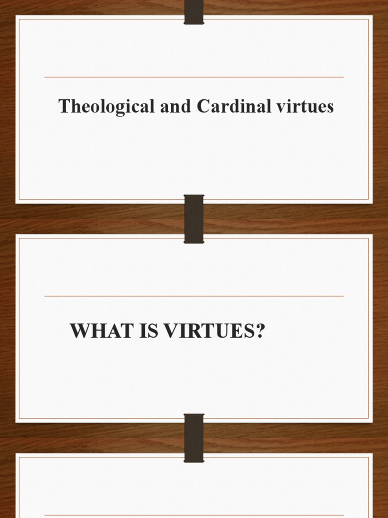 An In-Depth Exploration of Theological and Cardinal Virtues | PDF ...