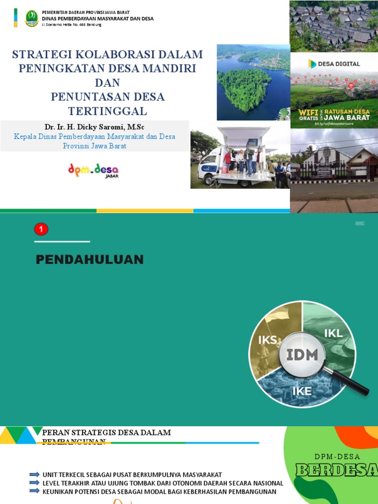 Strategi Desa Mandiri Jabar | PDF