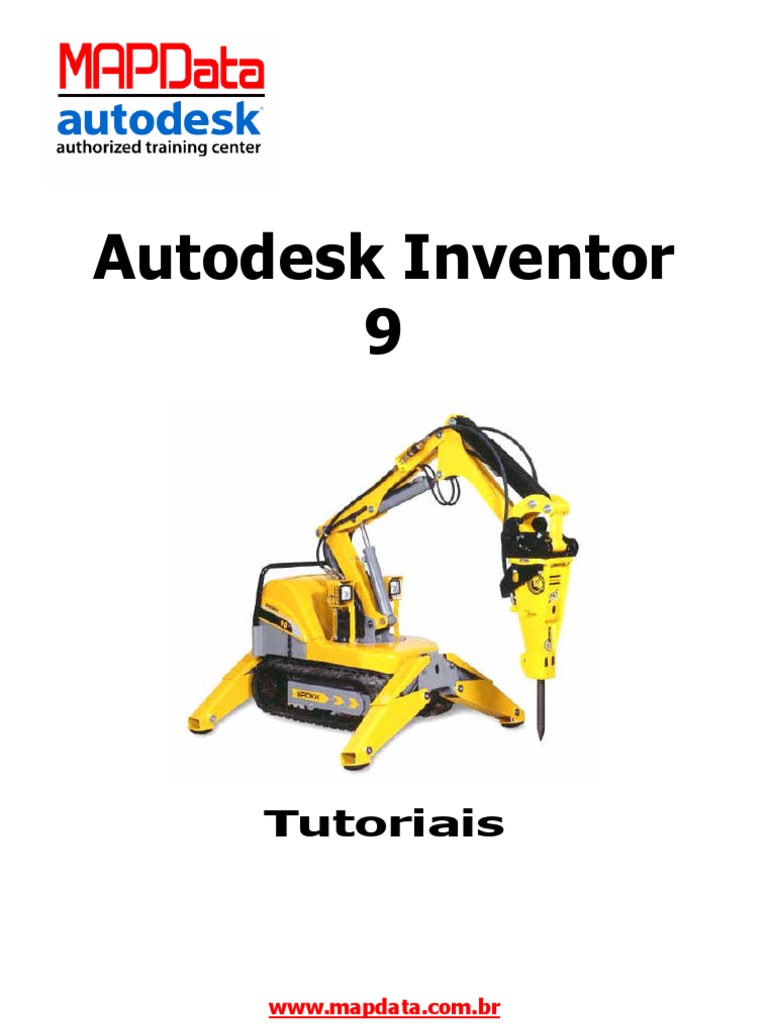 Inventor 9 Apostila Tutoriais Pdf Auto Cad Janela Informática