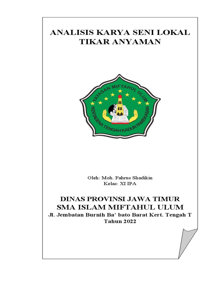 Laporan Prakarya | PDF | Karier & Perkembangan | Griya & Taman