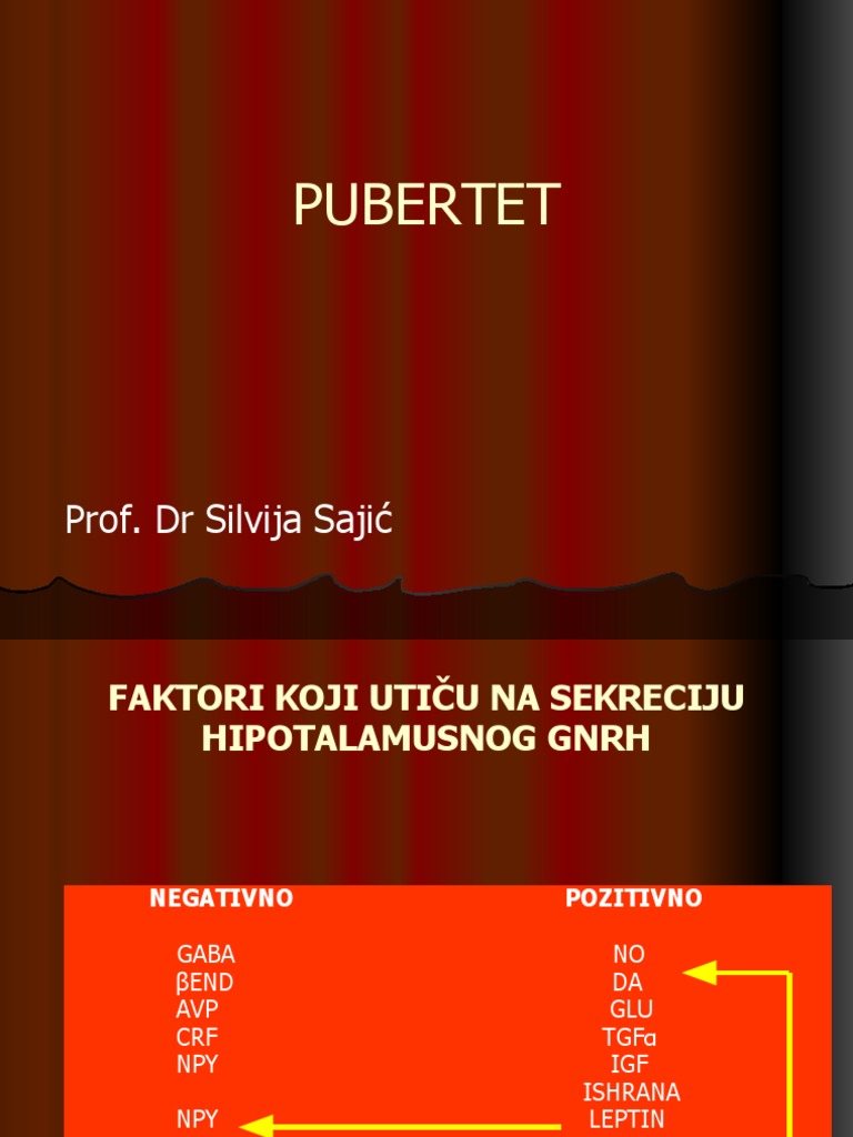 Pubertet 1 | PDF
