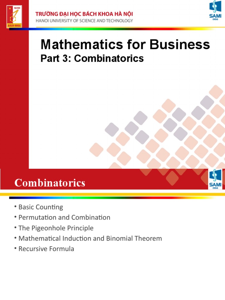 Combinatorics: Counting Principles | PDF | Mathematical Objects ...