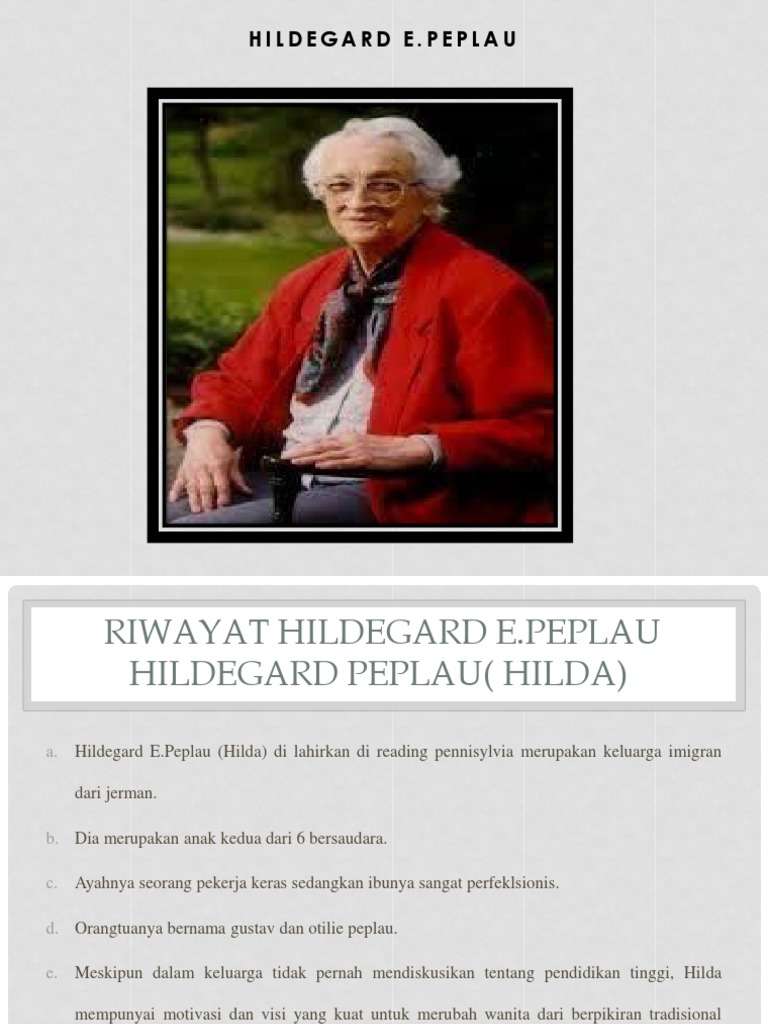 Biografi dan Teori Hildegard Peplau | PDF