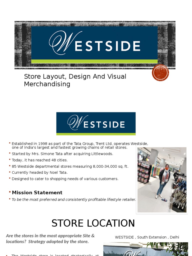 Westside Store Layout and Design Analysis | PDF | Retail | Merchandising