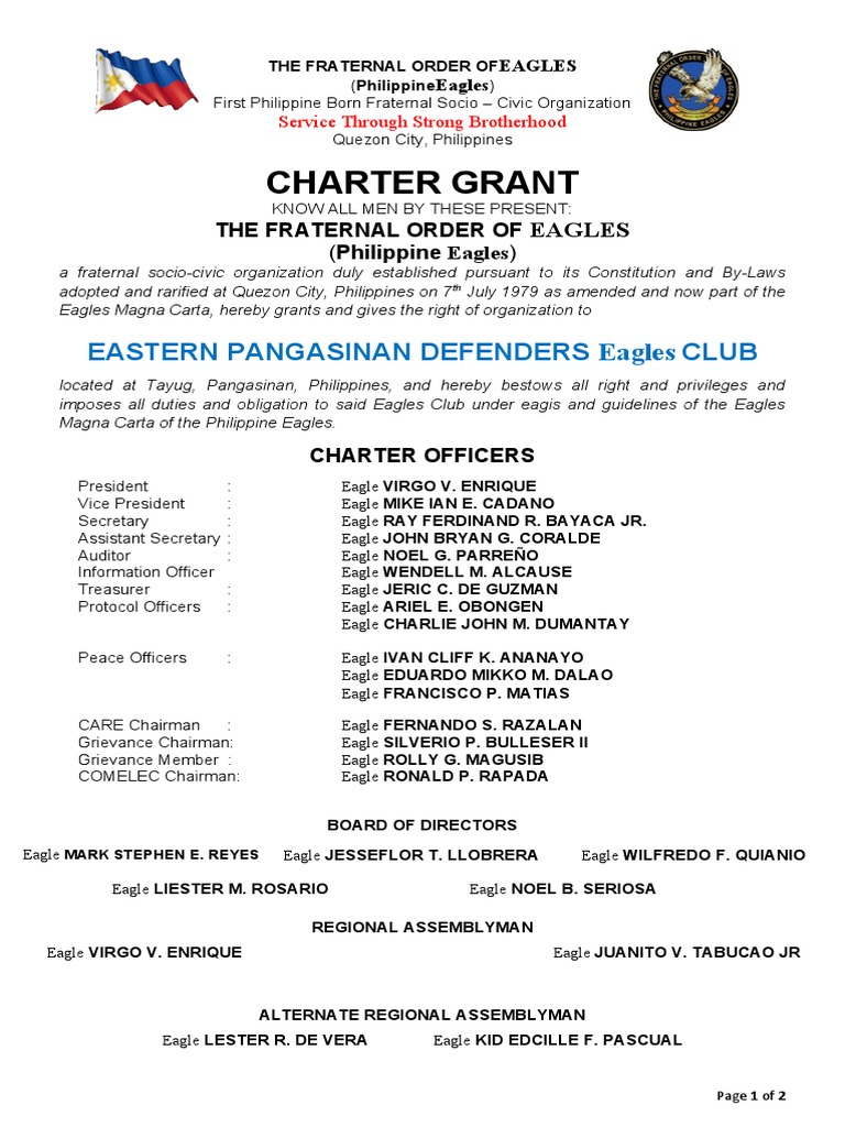 Epdec Charter Grant For Printing Final | PDF | Public Law | Government