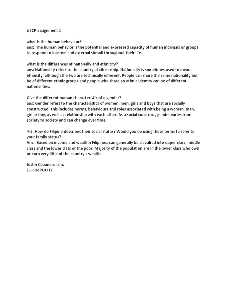 USCP Assignment 1 | PDF