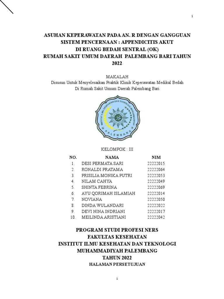Laporan Kasus KMB Kelompok 3 FIKS | PDF