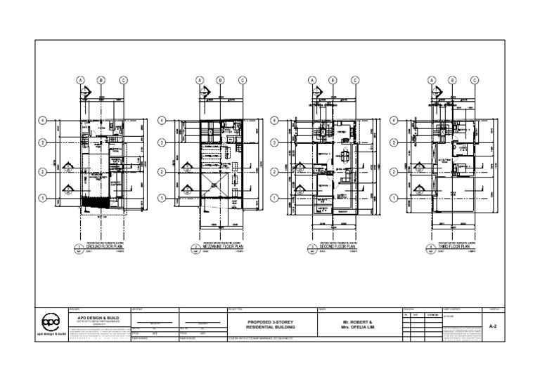 Standard Architectural Drawing List | PDF | Design | Economic Sectors