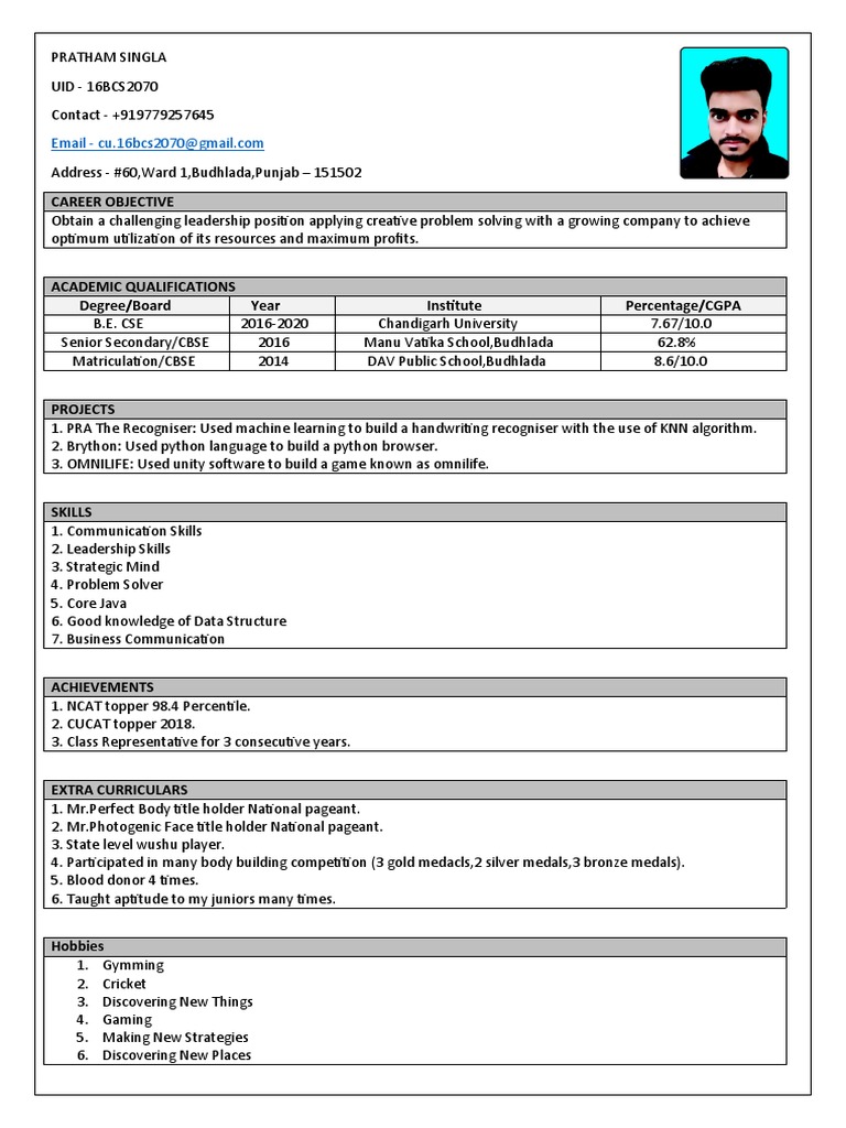 16BCS2070 Pratham | PDF