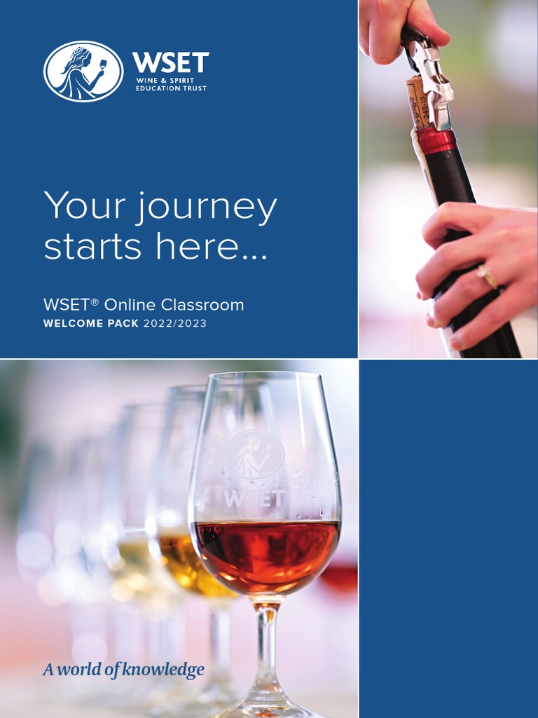 WSET Welcome Pack 22-23 | PDF | Whisky | Educational Technology