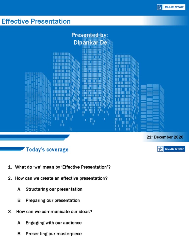 Effective Presentation | PDF | Communication | Understanding