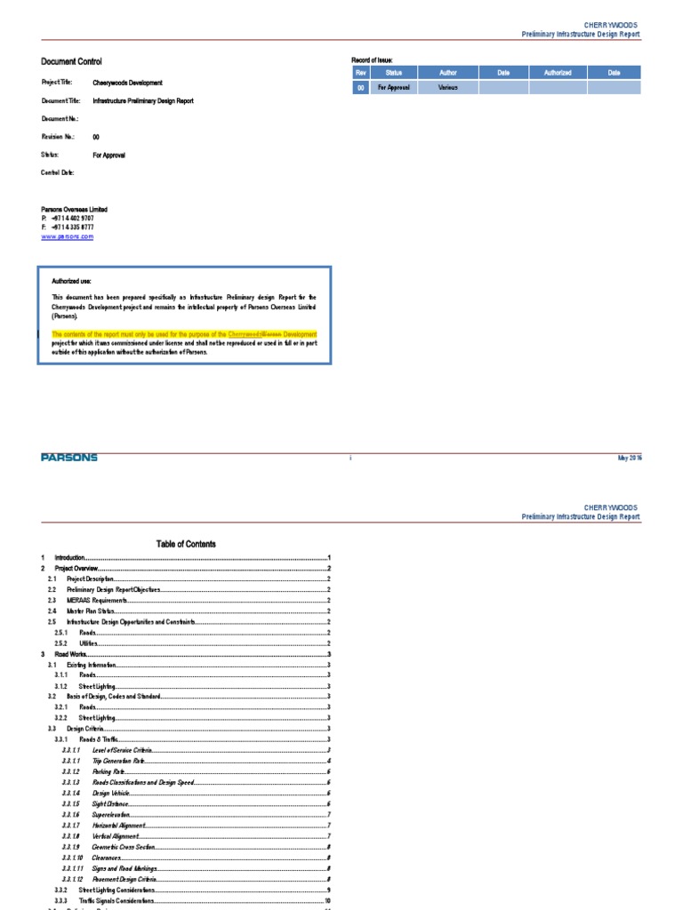 Pre - DesignReport - Draft - Road - Traffic | PDF | Transport | Civil Engineering