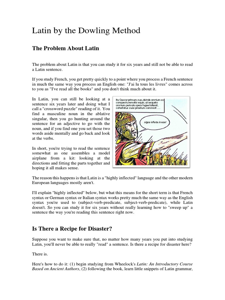 Latin by The Dowling Method - Introduction and First Concepts | PDF | Grammatical Number | Verb