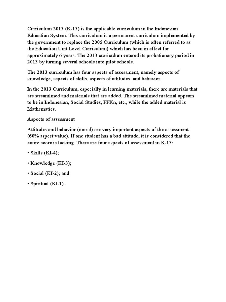 Curriculum 2013 | PDF | Career & Growth