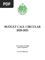 Budget Call Circular - 2025-26 | PDF | Government Budget | Infrastructure
