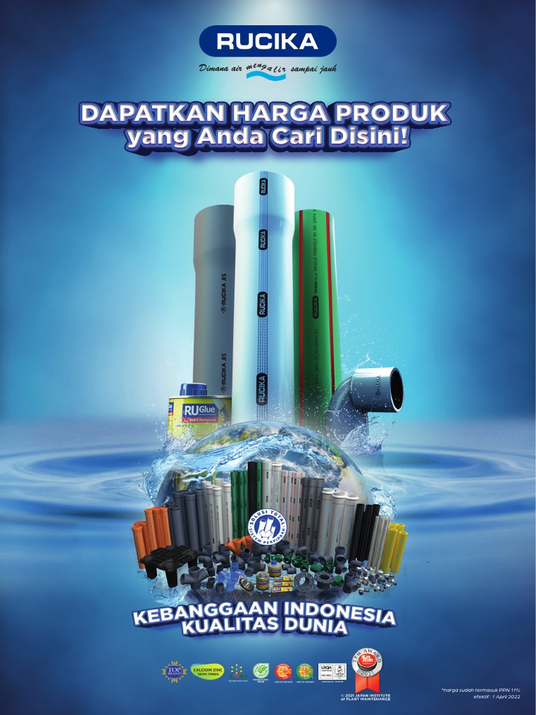 Katalog Price List Rucika 01-04-22 | PDF