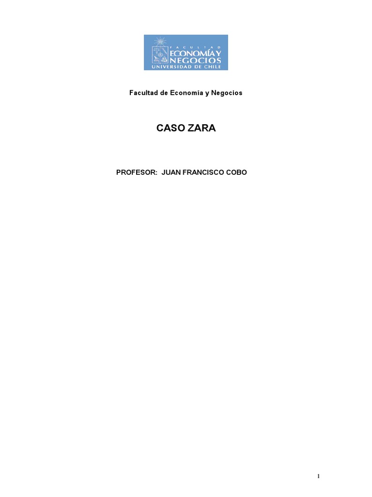 caso-zara | PDF | Moda | Economias
